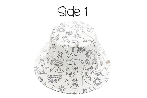DIY Colouring Sun Hats - FlapJackKidsCanada